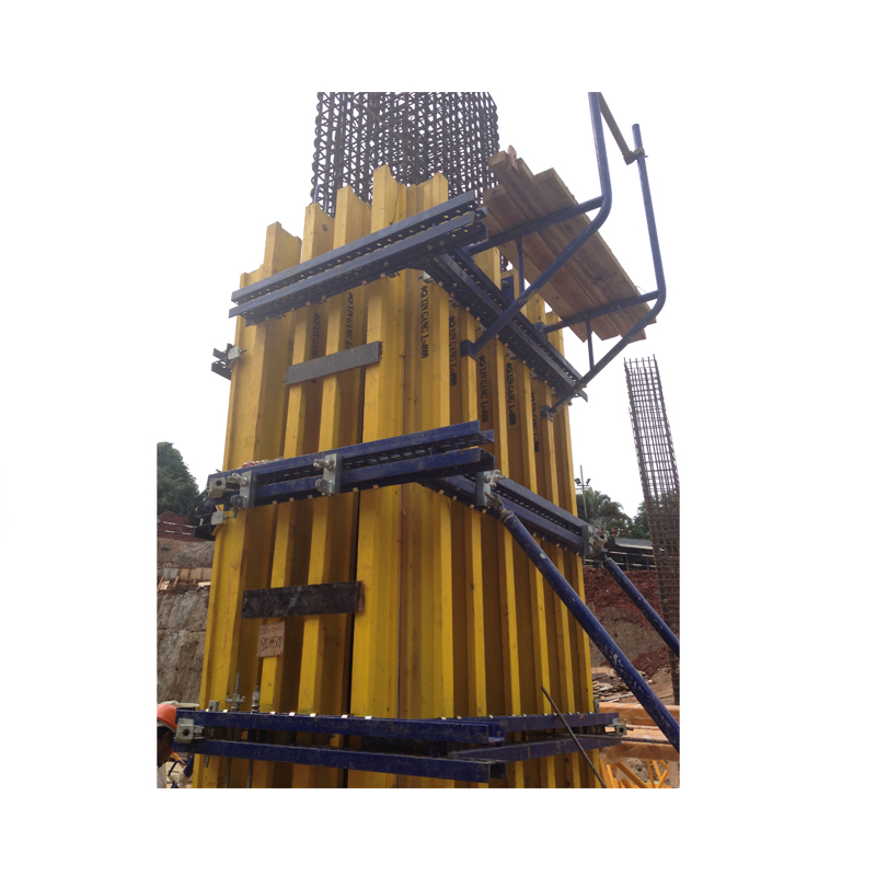 Square Concrete Column Mold Formwork Timber Beam Column Wood Formwork ...