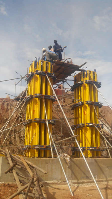 Column Box Formwork Concrete PILARES Y MUROS ENCOFRADOS from China ...