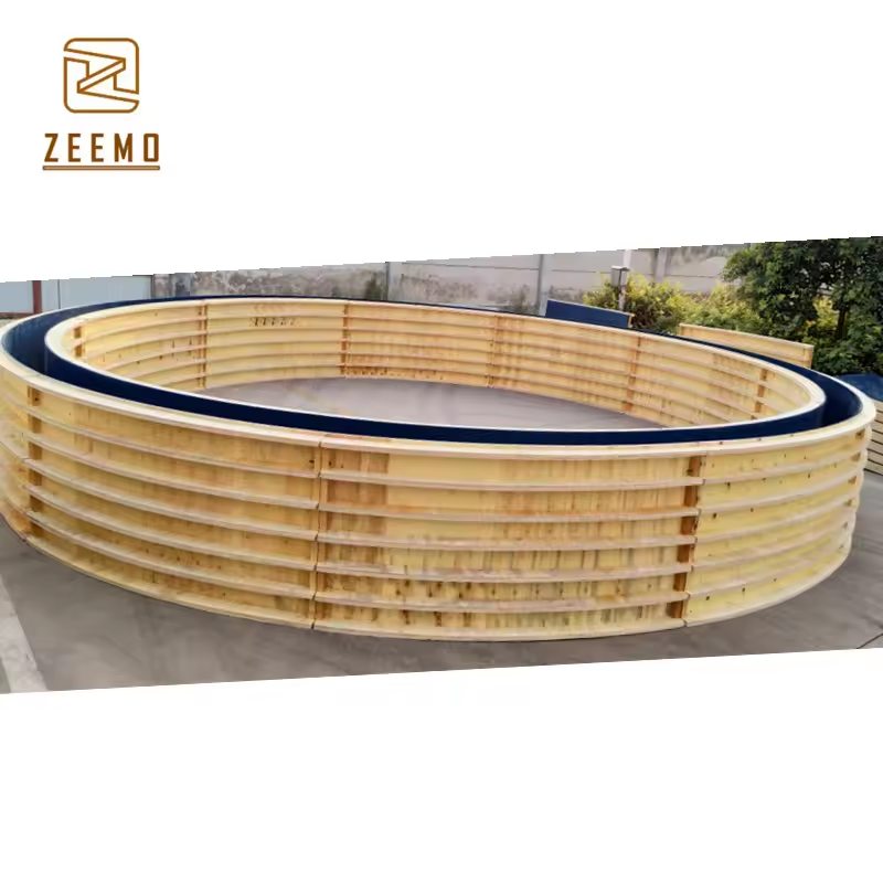ZEEMO brand custom design curved concrete tank formwork for water ...
