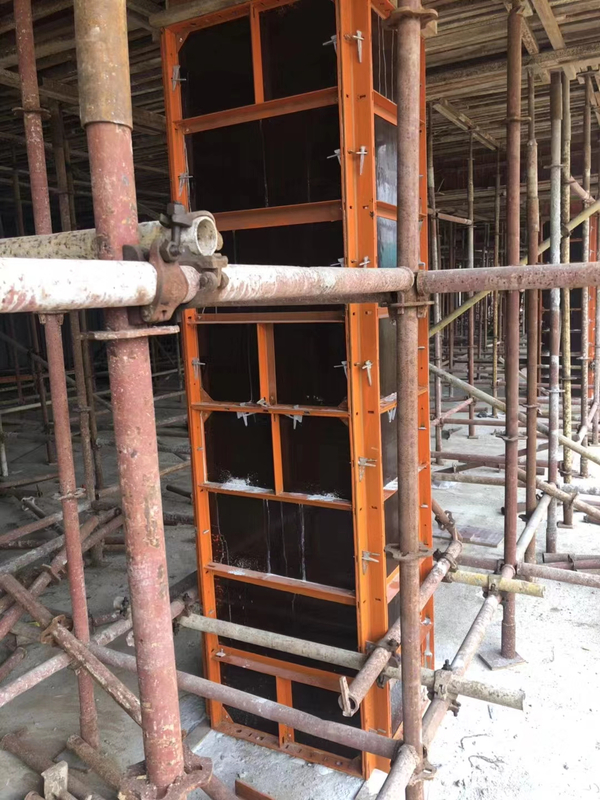 Steel-Ply Frame Formwork 63Mm Steel Concrete Wall /Column Forms Panel ...
